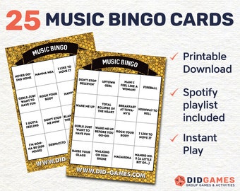 Musical Bingo Game, Singo Bingo Cards, Jingo Bingo Game, Musical Bingo ...