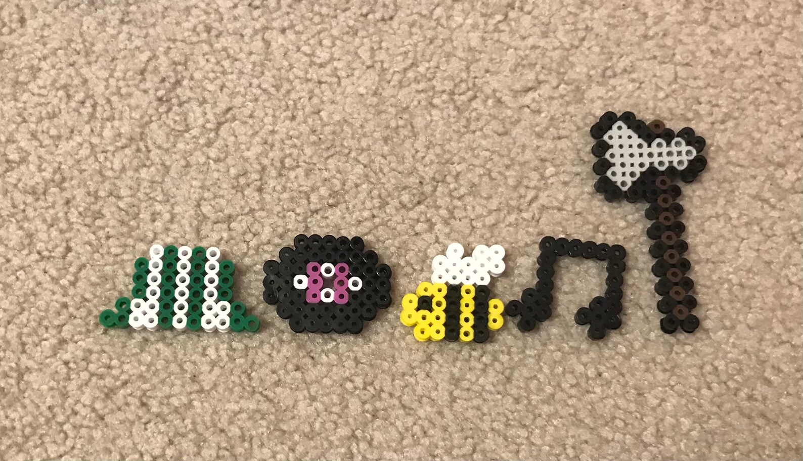 Dream Smp Inspired Perler Bead Keychains Etsy