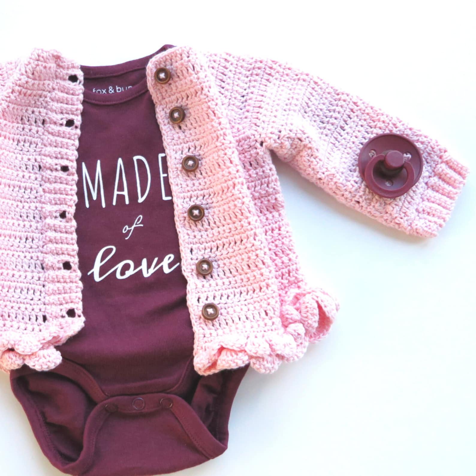 Simple Crochet Baby Jumper Pattern, Crochet Baby Cardigan Tutorial ...