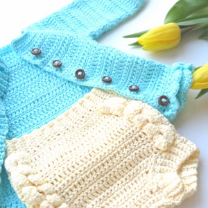 Simple Crochet Baby Jumper Pattern, Crochet Baby Cardigan Tutorial ...