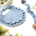 Crochet Baby SET FRILLY Bib and Pacifier Holder Crochet - Etsy