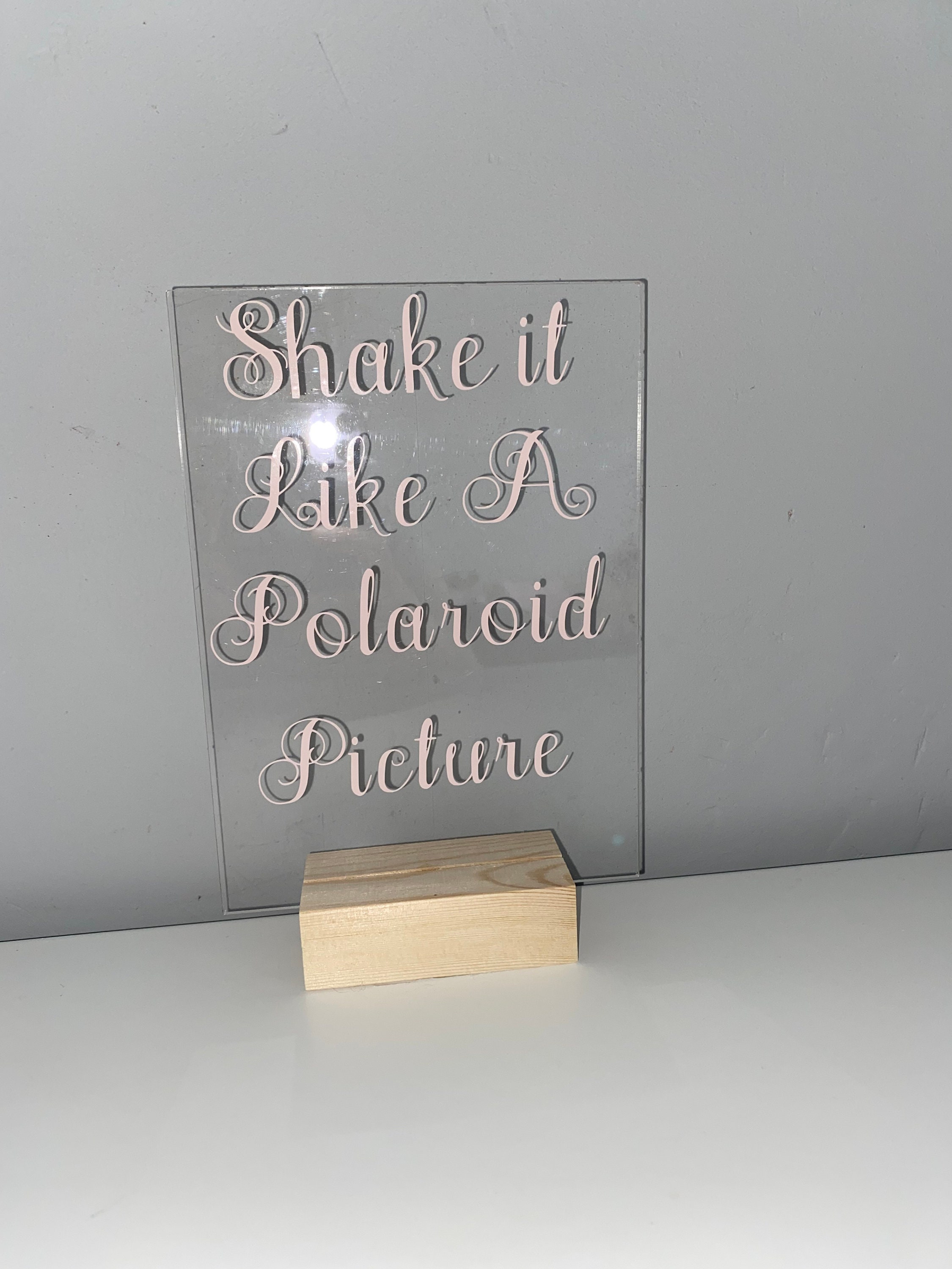 Acrylic Rectangle Sign - Etsy