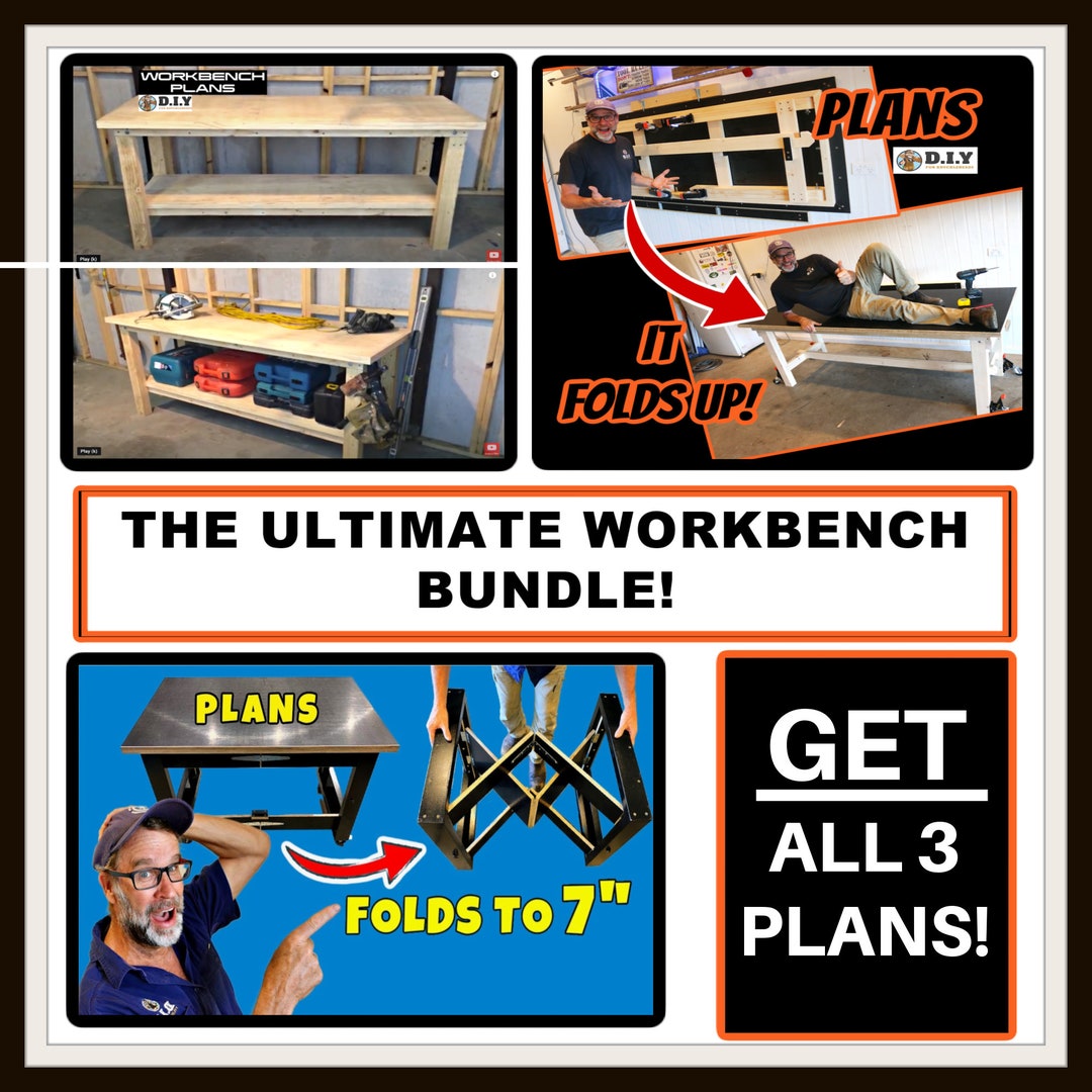 Workbench - Workbench Plans - Workbenches - Wall Mounted Workbench ...