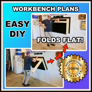 Wall-mounted Folding Workbench Plans - Etsy