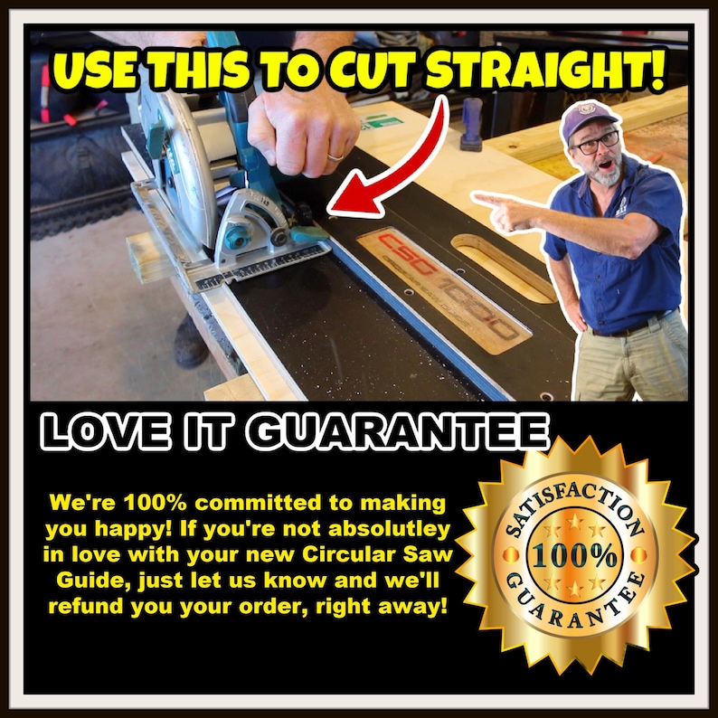 Circular Saw Guide Plans - Saw Guide - Track Saw Guide Rail (PDF ...