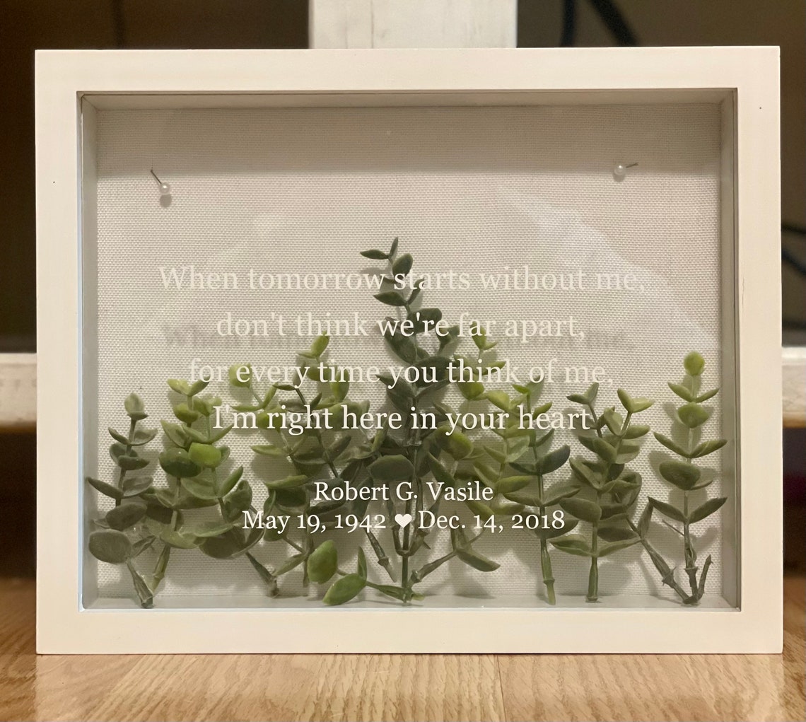 Memory Shadow Box; Keepsake Box; Memorial Box - Etsy