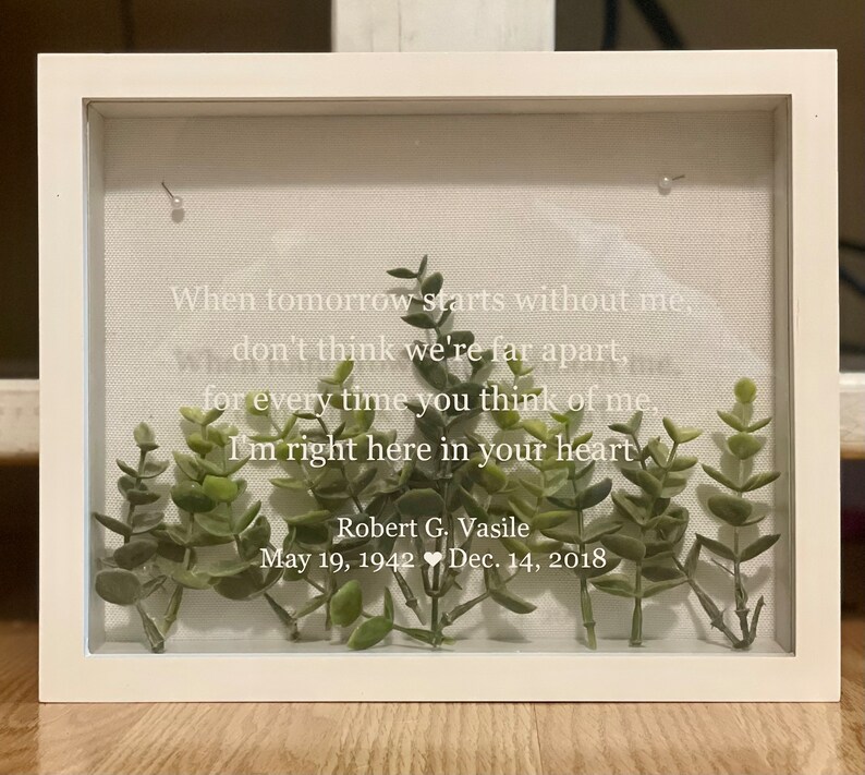 Memory Shadow Box; Keepsake Box; Memorial Box - Etsy