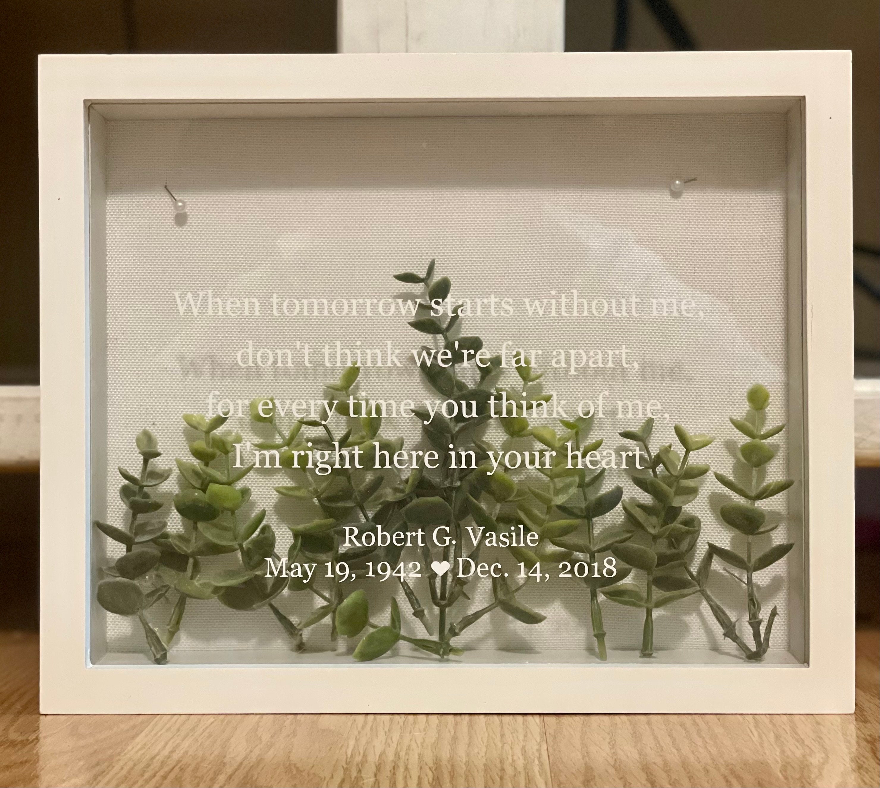 Memory Shadow Box; Keepsake Box; Memorial Box - Etsy