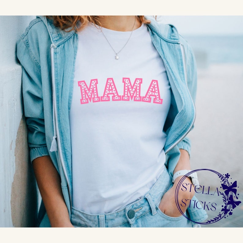 Pink Mama Mini Valentines Day Shirt Svg | Mama Mini Shirt Svg ...