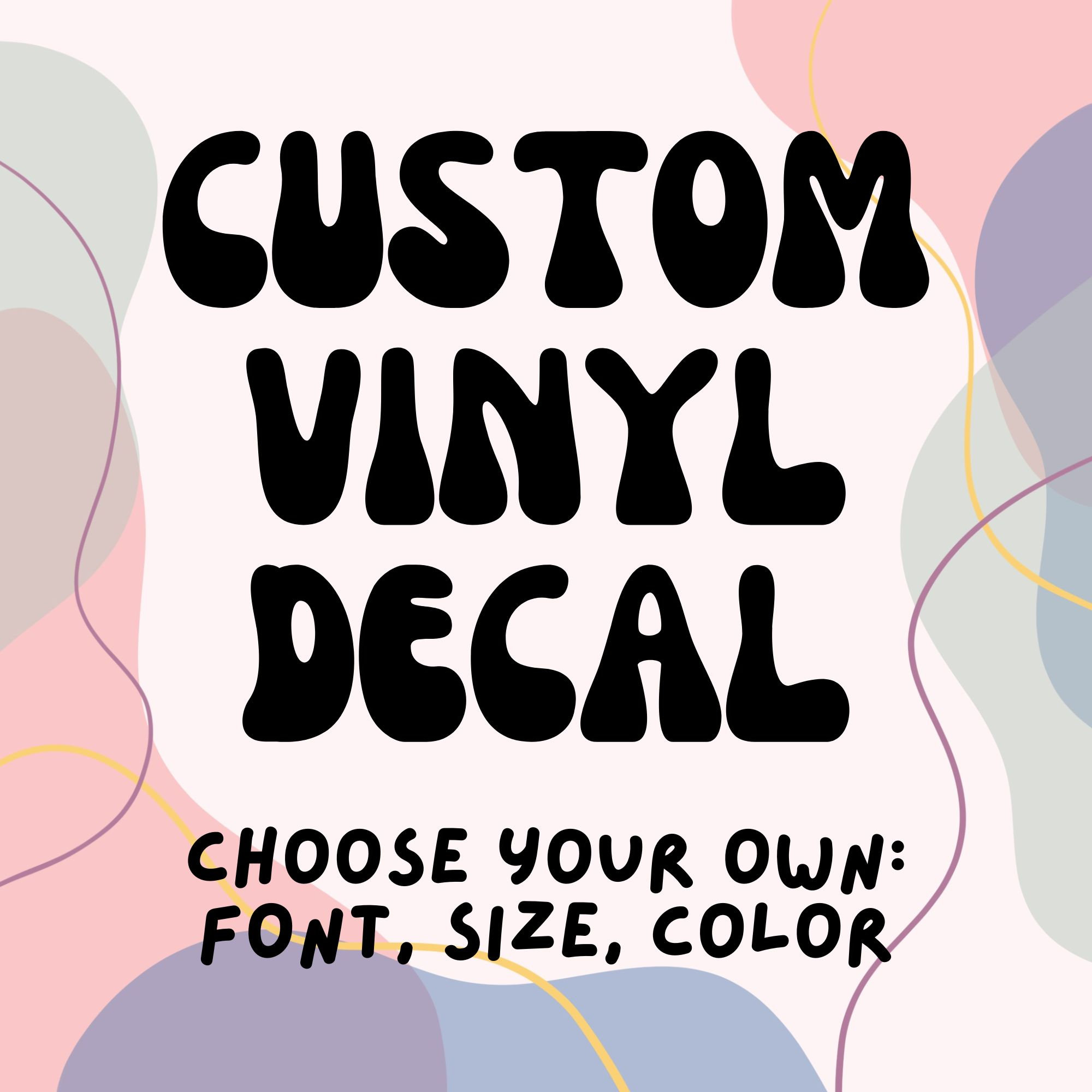 Custom Car Decal Custom Text Decal Custom Svg Decal Car Decals Create ...