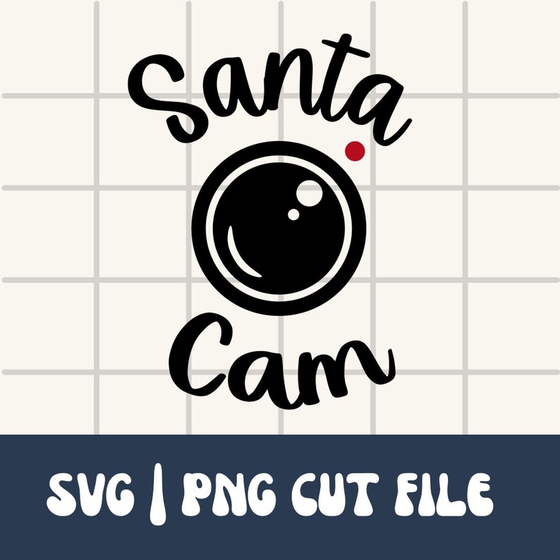 Santa Cam Svg | Ornament Santa Cam Png | Kids Christmas Ornament Svg ...