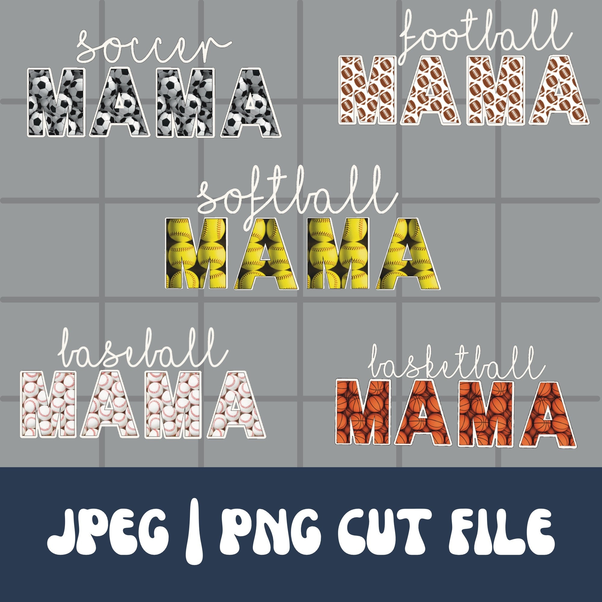 Sports Mama Png Bundle Multiple Sports Mom Sports Mama Basketball Mom ...