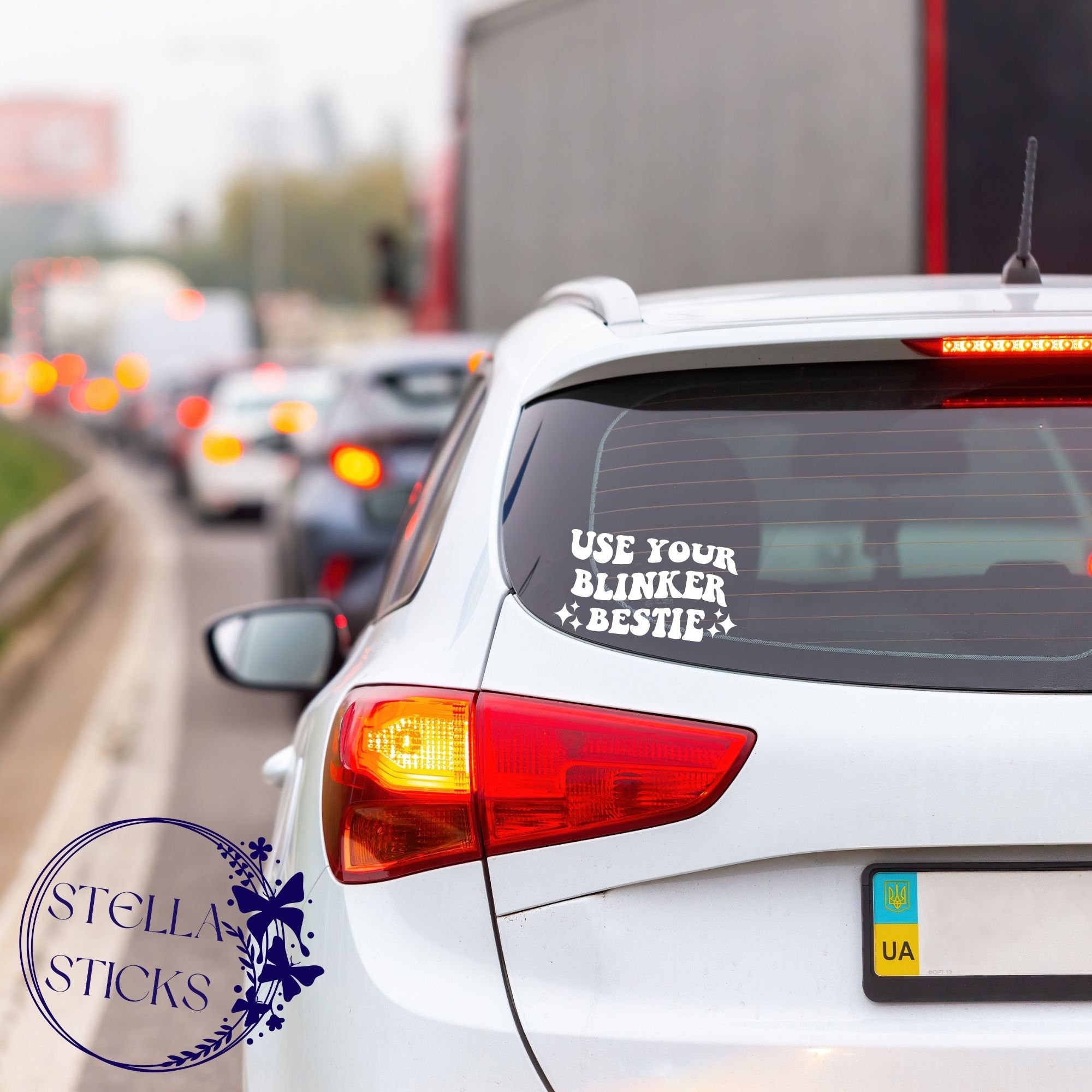 Use Your Blinker Bestie Car Decal Svg PNG Cut File Car Decal Cut File ...