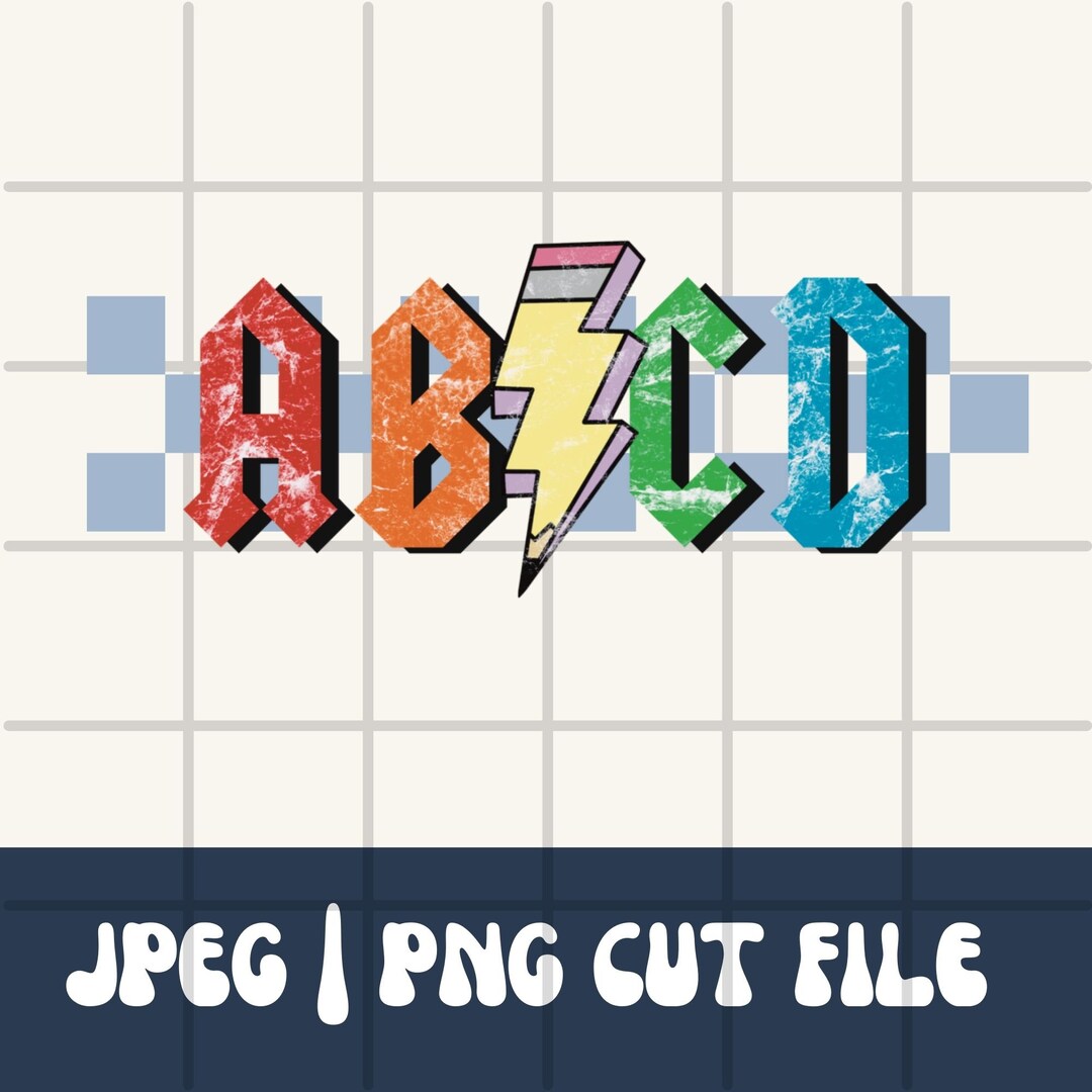ABCD Pencil Sublimation Design Png Teacher Png School Png School ...