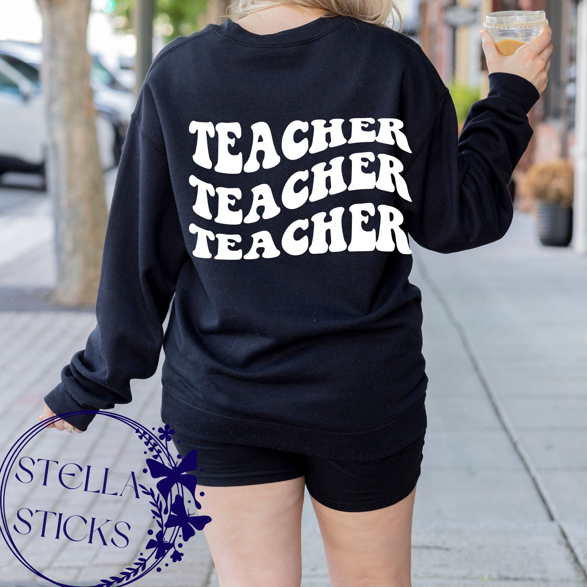 Teacher SVG | Teacher Appreciation Png | Teacher Things SVG | Wavy ...
