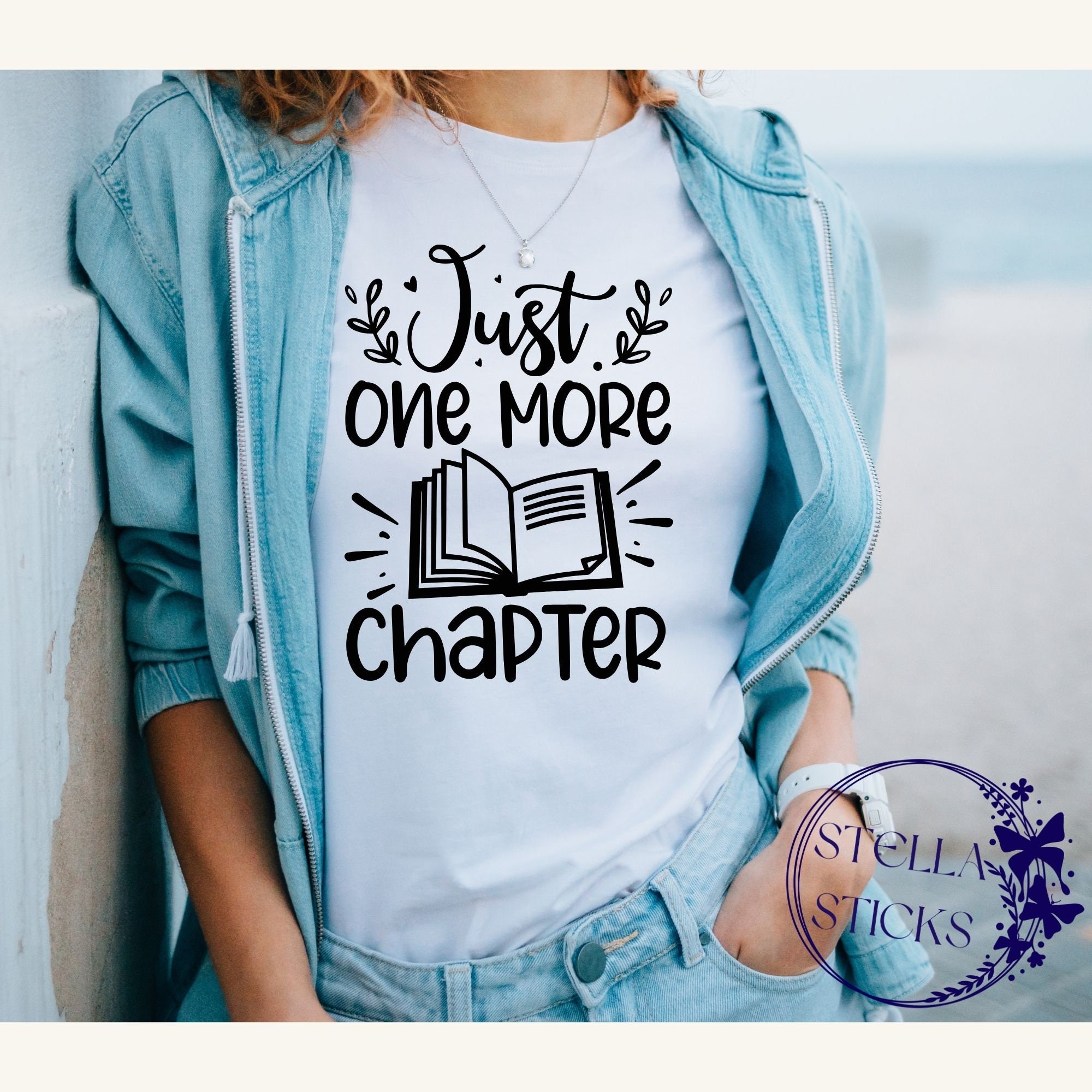 Just One More Chapter SVG Book Png File Book Png One More Chapter Svg ...