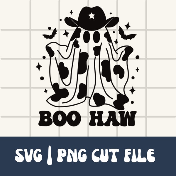 Cow Print Ghost Svg - Etsy