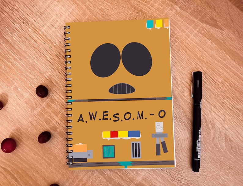 South Park Awesom-o Robot Eric Cartman Notebook - Etsy Australia