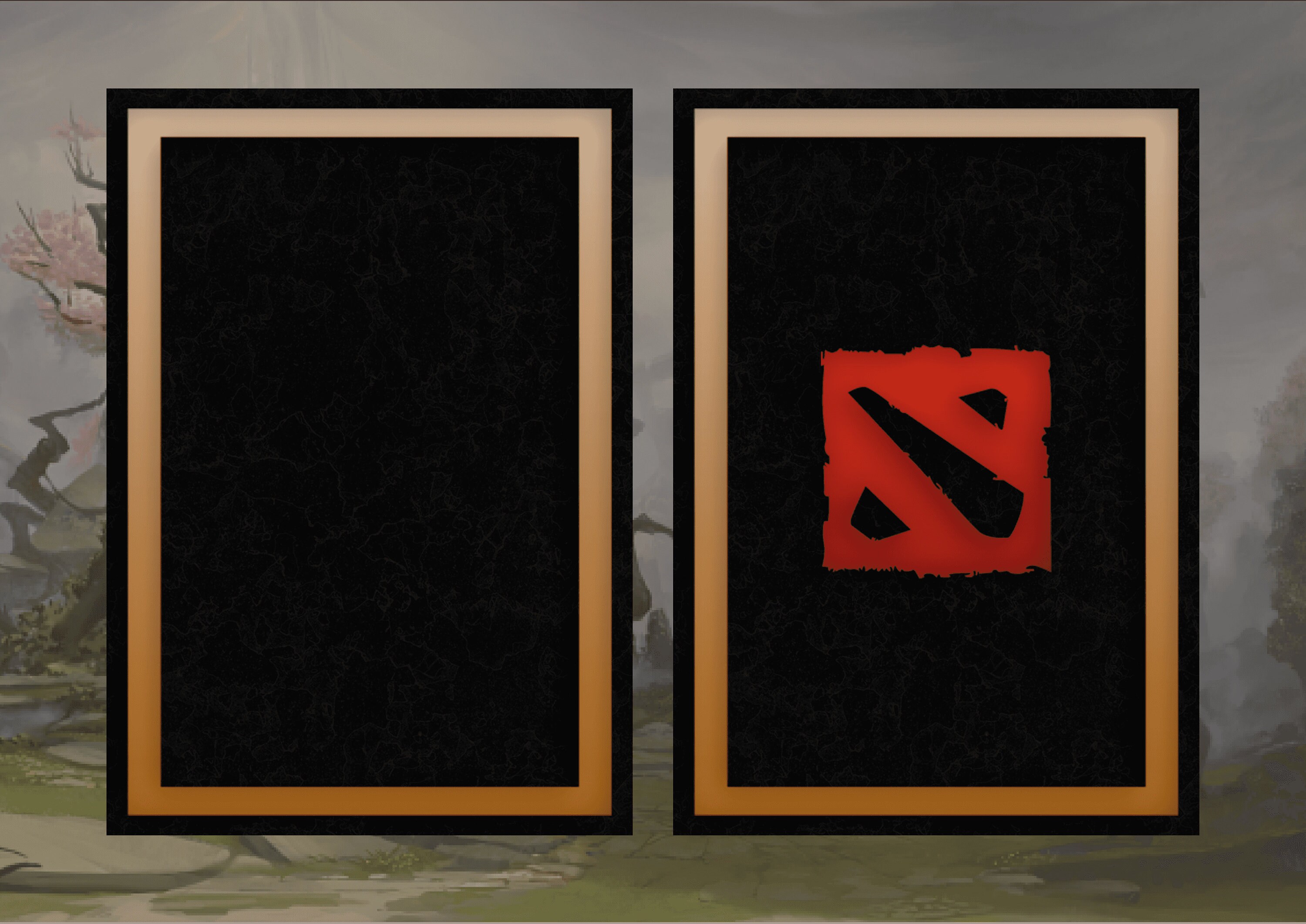 Dota 2 Logo Black