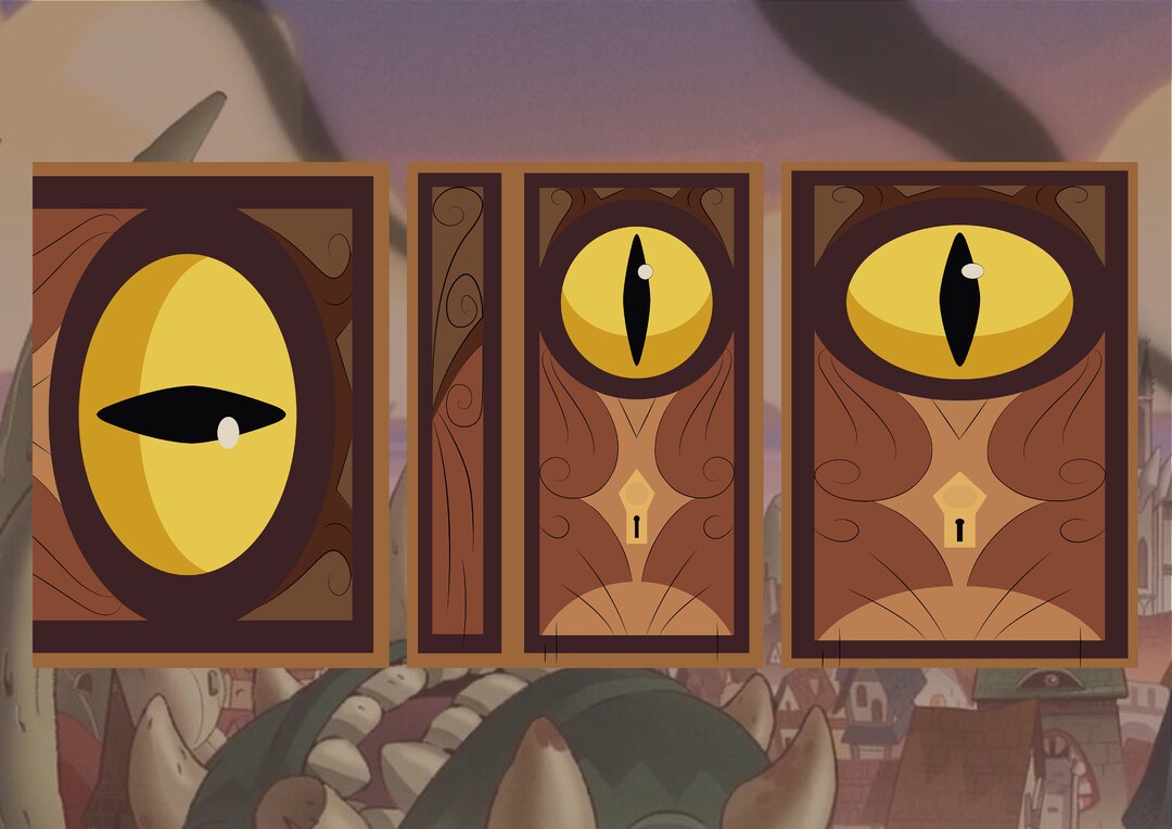 3x the Owl House Digital Clip Arts for Print A5 / PDF and PNG ...