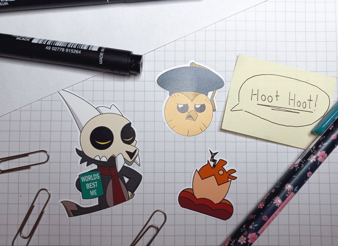 The Owl House King Sticker Pack - Etsy