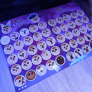 The Owl House Happy and Sad Hooty Sticker Pack - Etsy