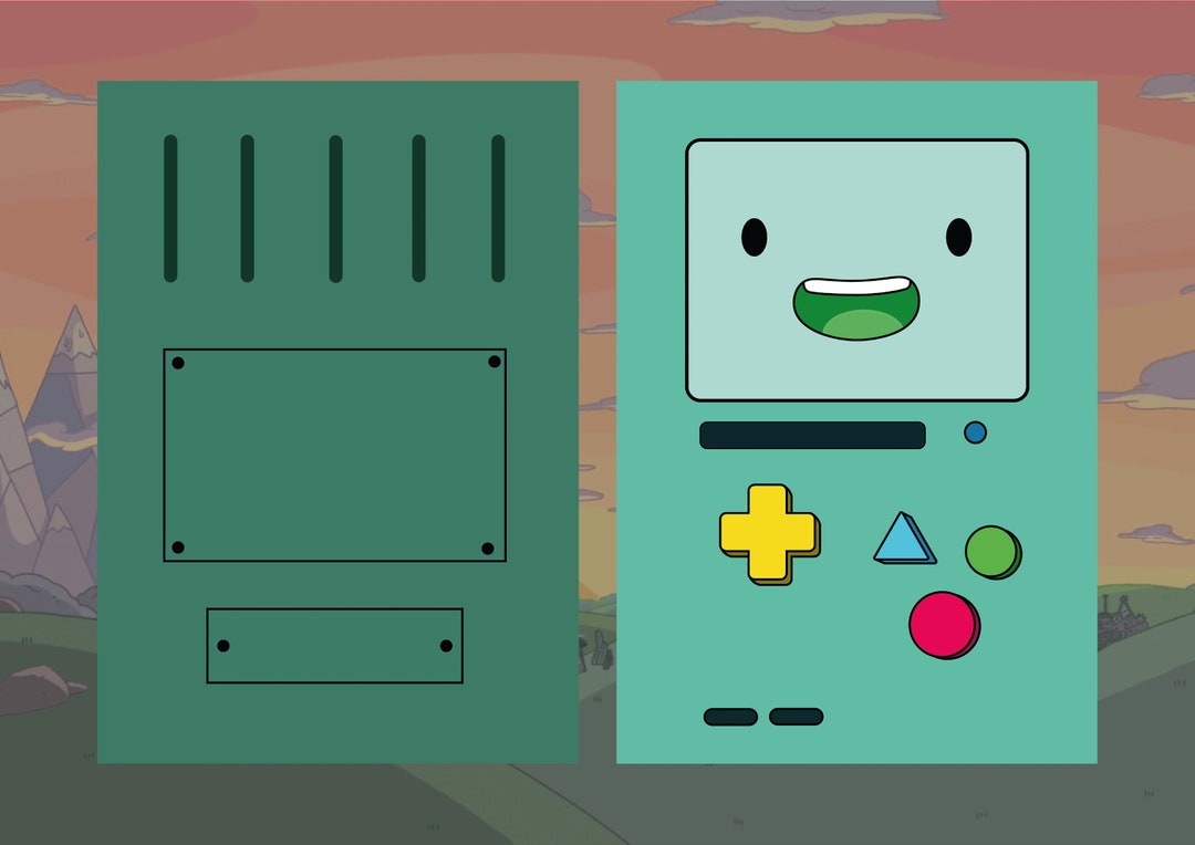 Adventure Time / Digital Clip Art for Print A5 / PDF and PNG /distant ...