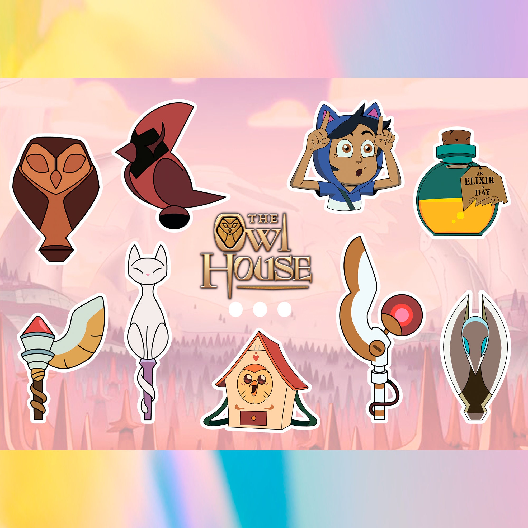 The Owl House Magic Sticker Pack - Etsy Israel
