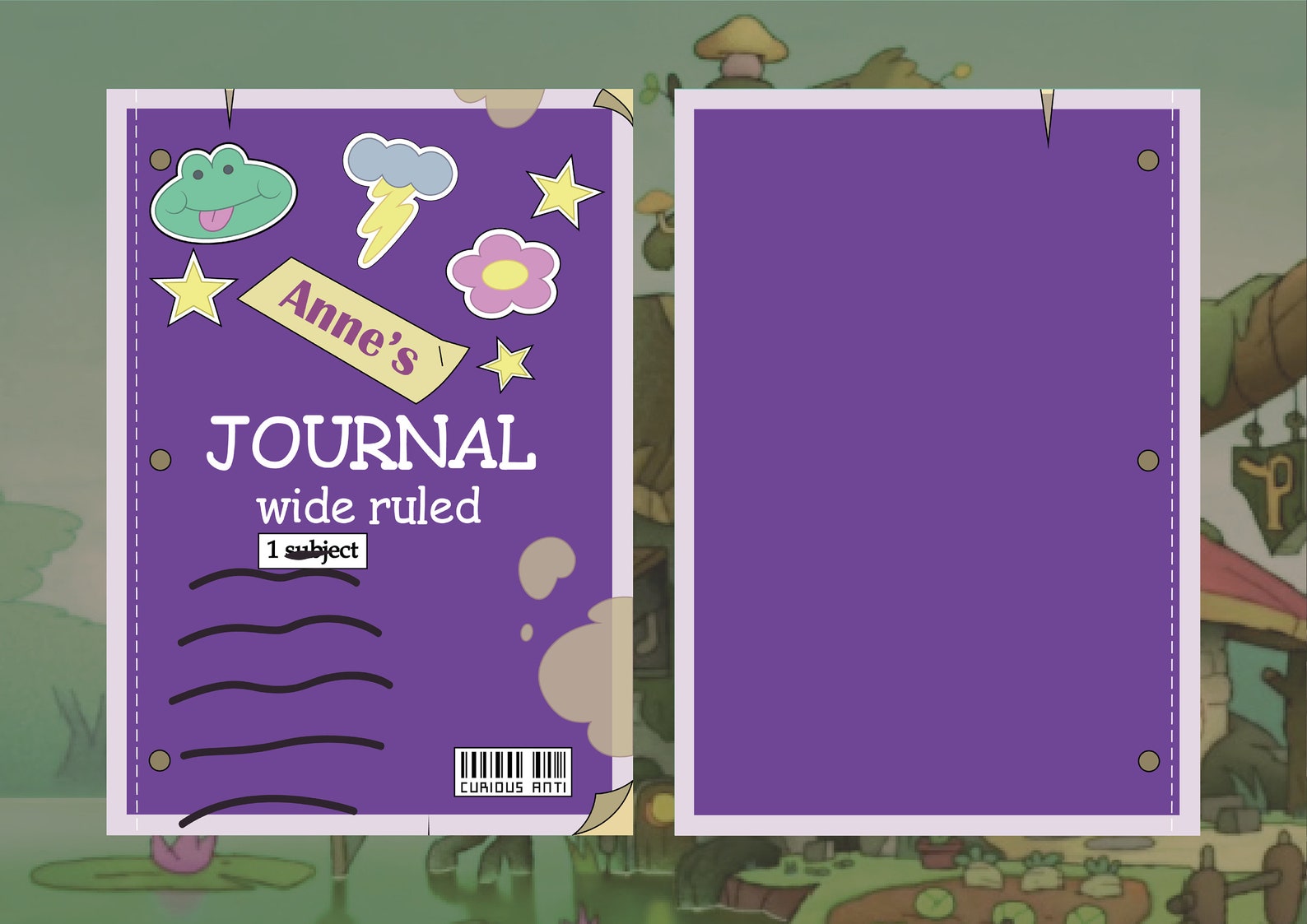 Amphibia Digital Clip Art for Print A5 / PDF and PNG / Annes Journal ...