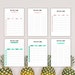 Weekly Meal Planner Printable With Grocery List Printable, Weekly Menu ...