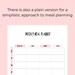 Weekly Meal Planner Printable With Grocery List Printable, Weekly Menu ...
