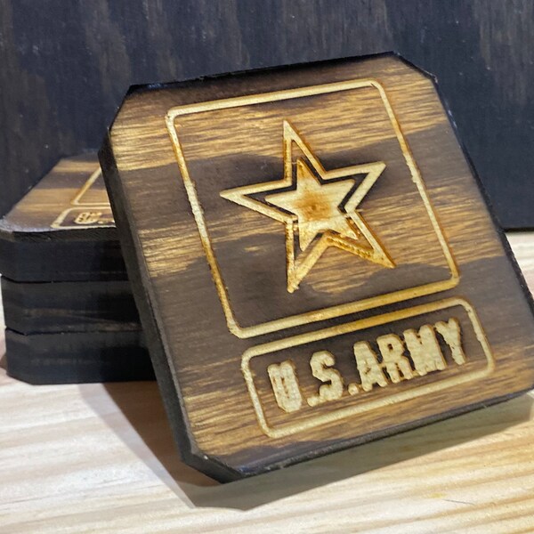 Us Army Coaster - Etsy