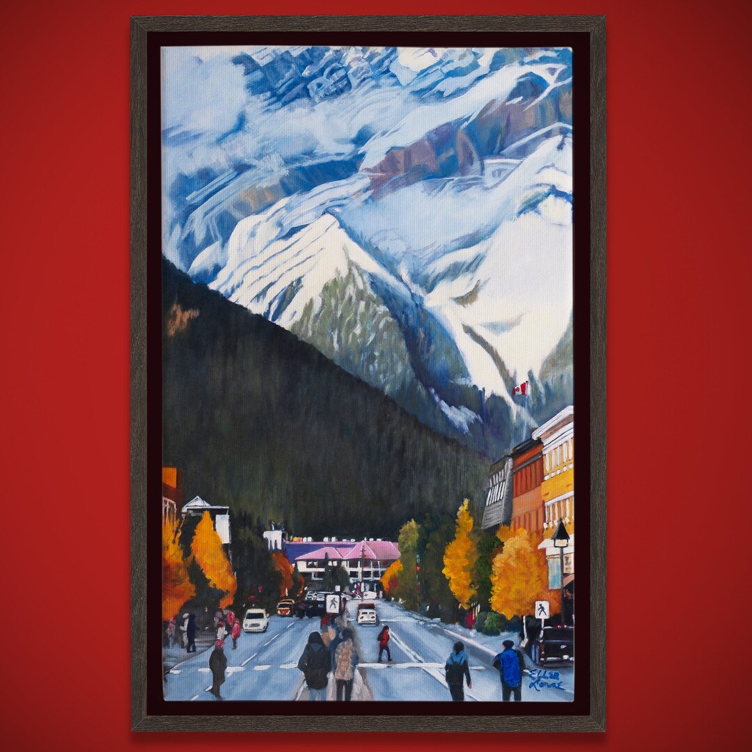 The Beauty of Banff: A Painting of Mount Rundle and the - Etsy