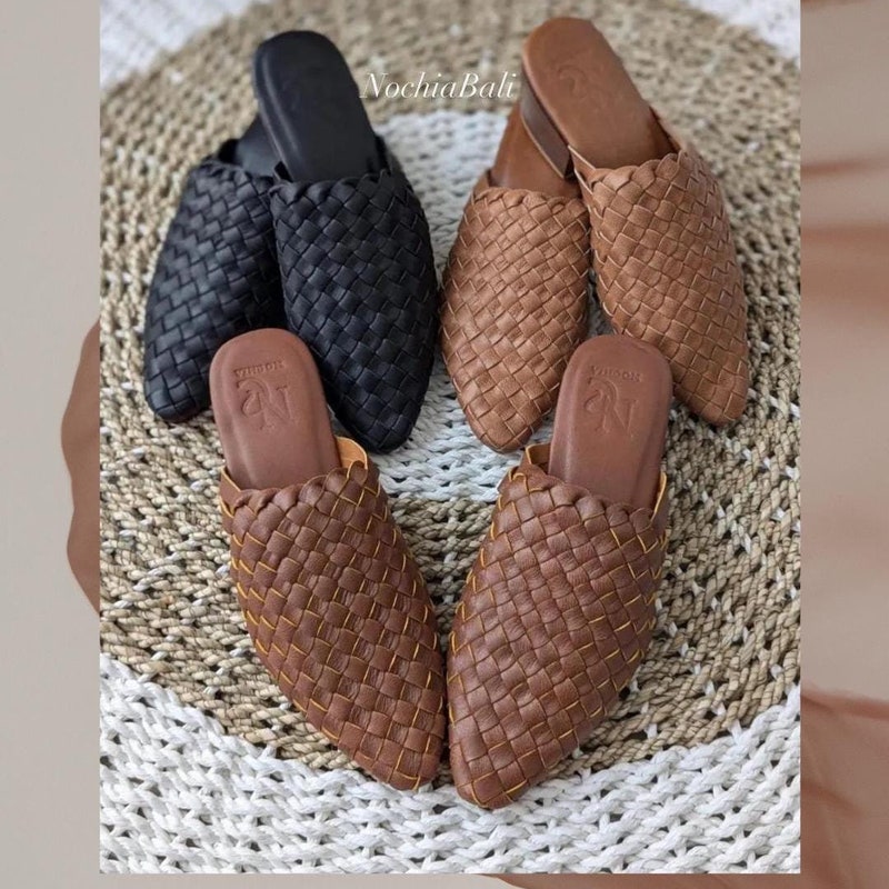Leather Mules - Etsy