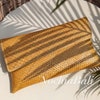 Leather Rattan Purse, Cane Webbing Clutch, Handmade Summer Purse ...