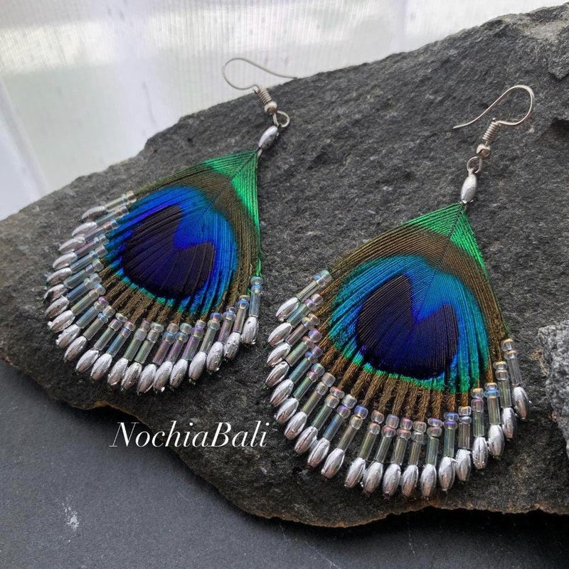 Feather Earrings - Etsy