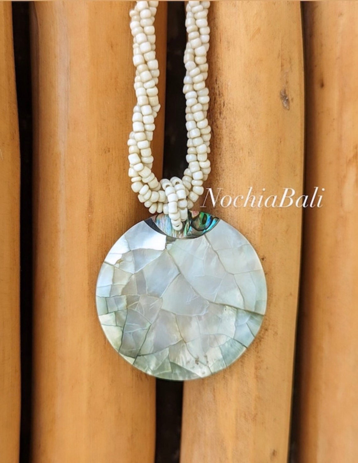 Abalone Shell Necklace Paua Abalone Jewelry Handmade Abalone - Etsy