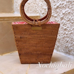 Rattan Handbag Beach Wedding Bag Summer Rattan Bag Evening - Etsy