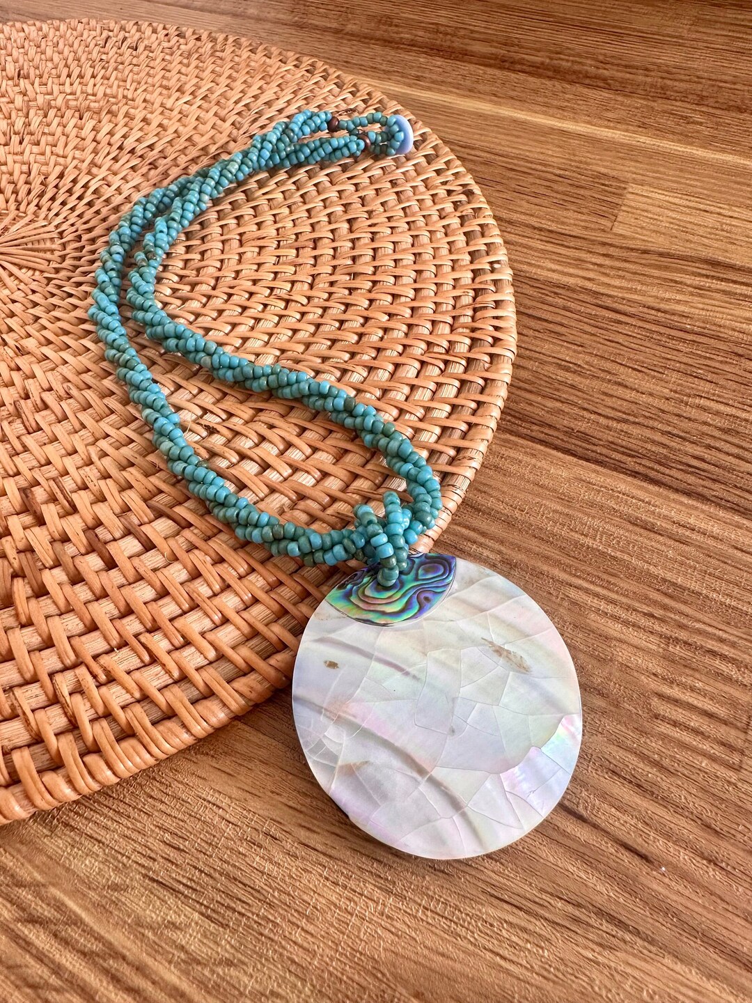 Abalone Shell Necklace Paua Abalone Jewelry Handmade Abalone - Etsy