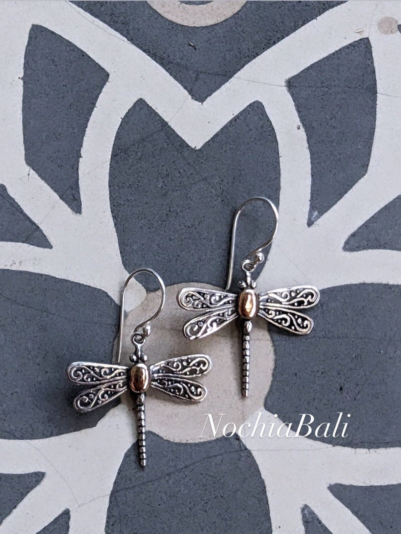 Silver Dragonfly Earring Dangle Insect Earring Dragonfly - Etsy
