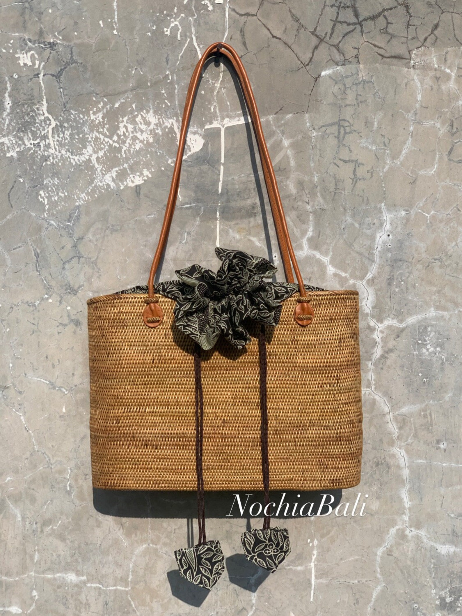 Summer Rattan Tote Straw Tote Bag Woven Beach Bag One - Etsy