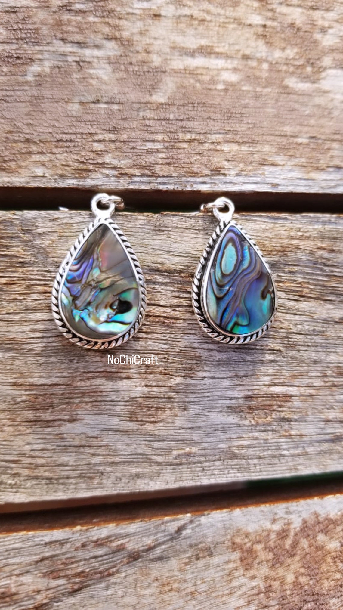 Teardrop Abalone Earrings Handmade Paua Abalone Paua Shell - Etsy