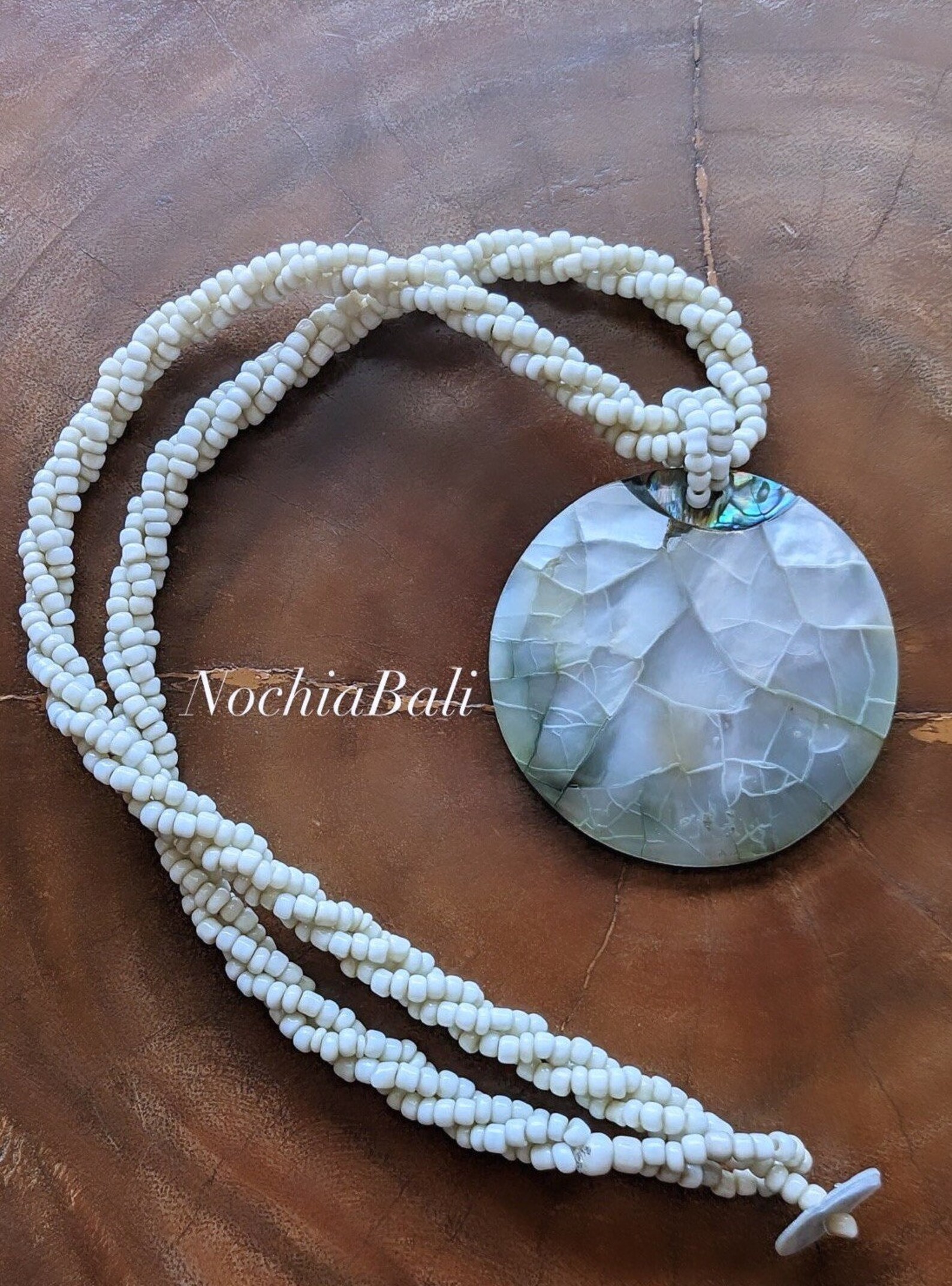 Abalone Shell Necklace Paua Abalone Jewelry Handmade Abalone - Etsy