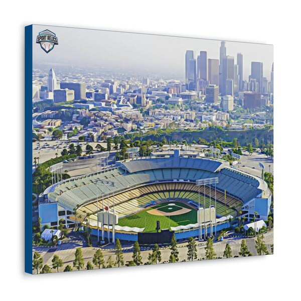 Dodger Stadium Canvas - Etsy