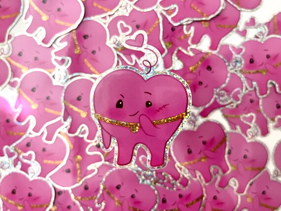 Pipi Glitter Sticker - Etsy