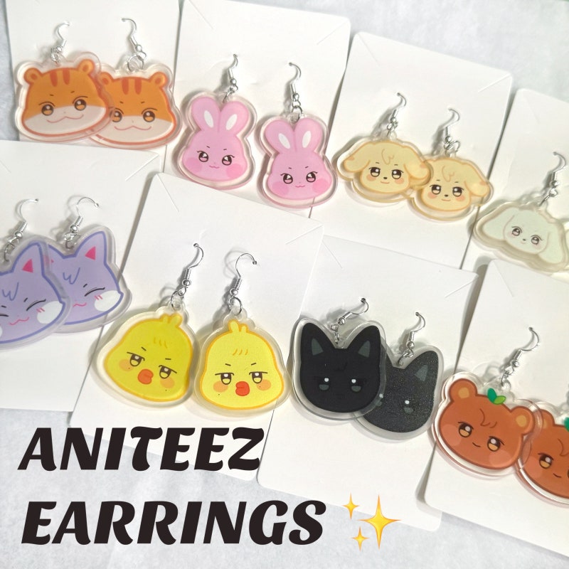 Kpop Earrings - Etsy