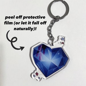 Heart Keychains - Etsy