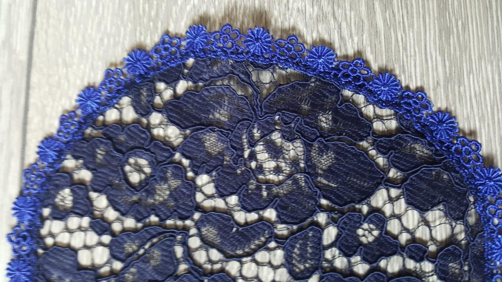 Navy and Royal Blue Vintage Christian Lace Chapel Cap Lace - Etsy