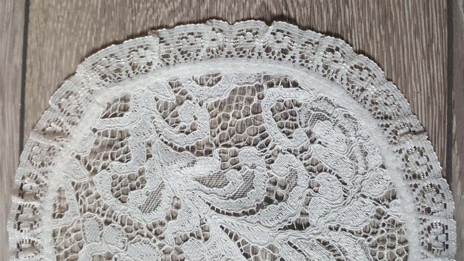 White Vintage Christian Lace Chapel Cap| Lace Doily Head Covering ...