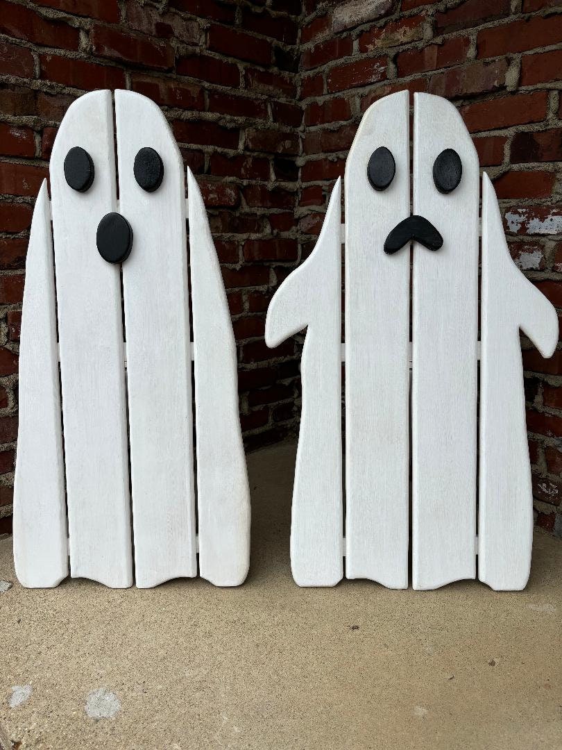 Wood Ghost, Wooden Ghost, Large, Hallowen,decor,decoration,outside ...